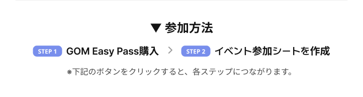 GOM Easy Passを購入したら100％当たる」キャンペーン
